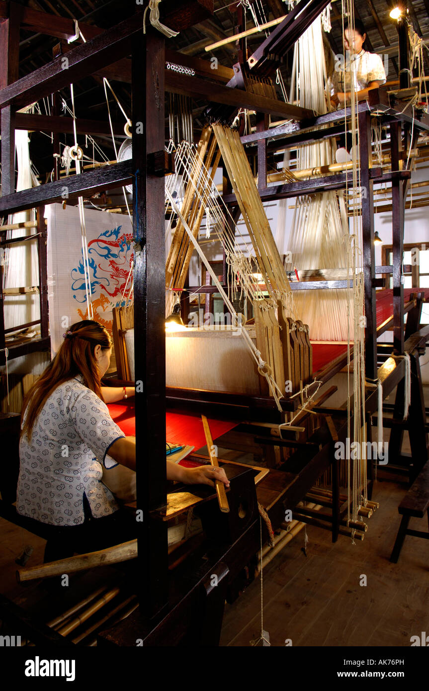 Wuzhen / Silk spinning factory Stock Photo - Alamy