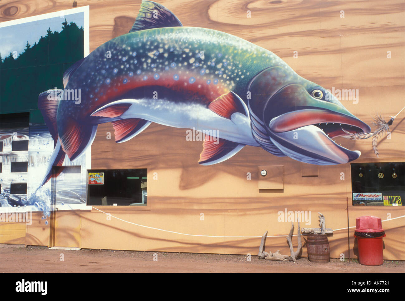 Large fish mural hi-res stock photography and images - Alamy
