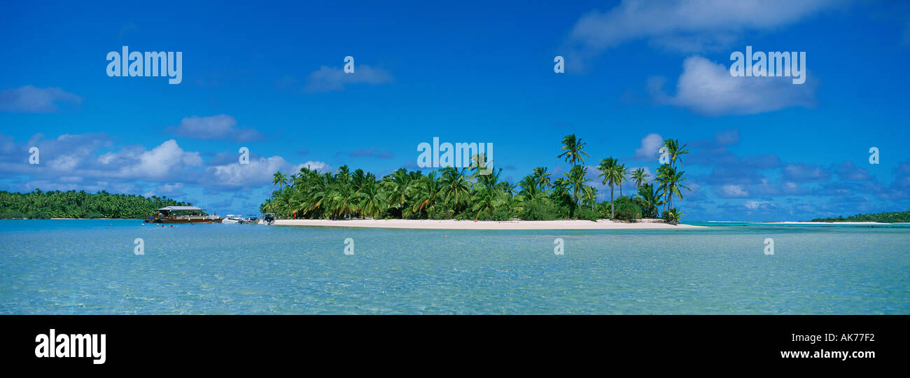 One Foot Island Aitutaki Cook Islands Stock Photo - Alamy