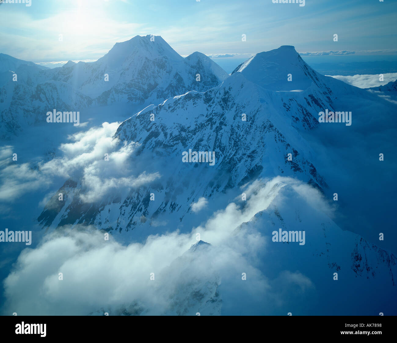 Alaska Range Denali National Park Alaska Stock Photo - Alamy