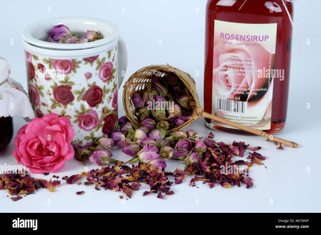 Different Rose products Stock Photo - Alamy