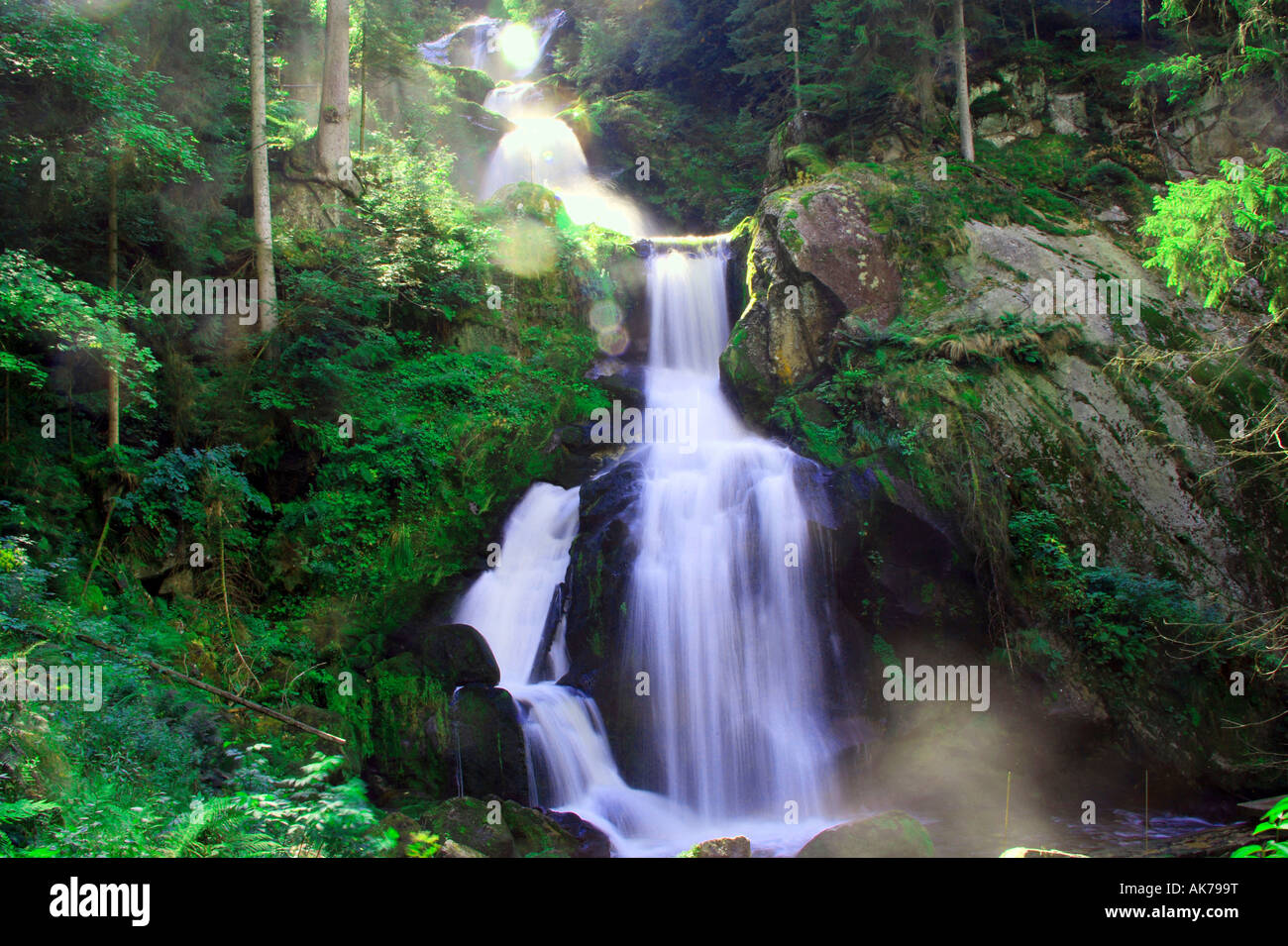 Waterfall / Triberg Stock Photo - Alamy