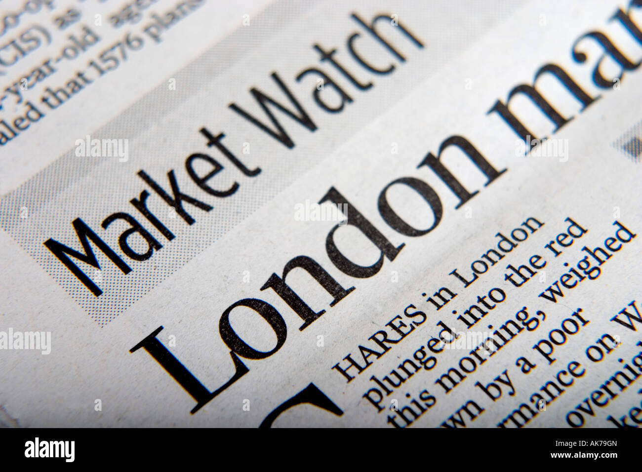London newspaper column hi-res stock photography and images - Alamy