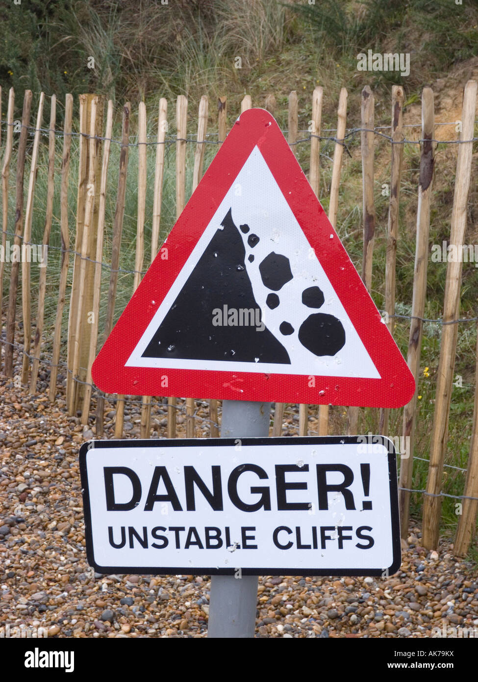 Warning sign Danger Unstable Cliffs Stock Photo - Alamy Warning sign Danger Unstable Cliffs Stock Photo - Alamy