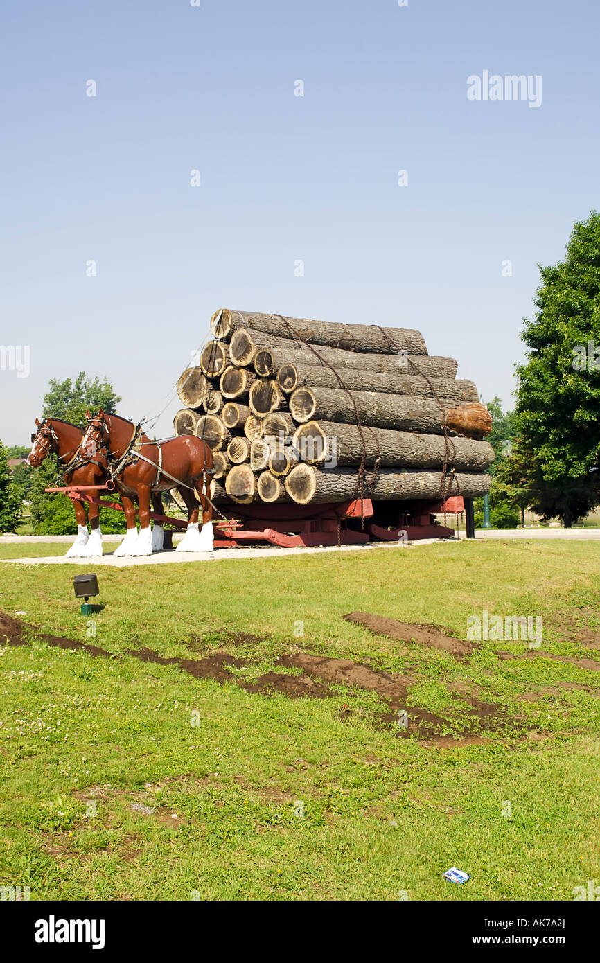 Dedication to the logging industry at Marinette County Historical ...