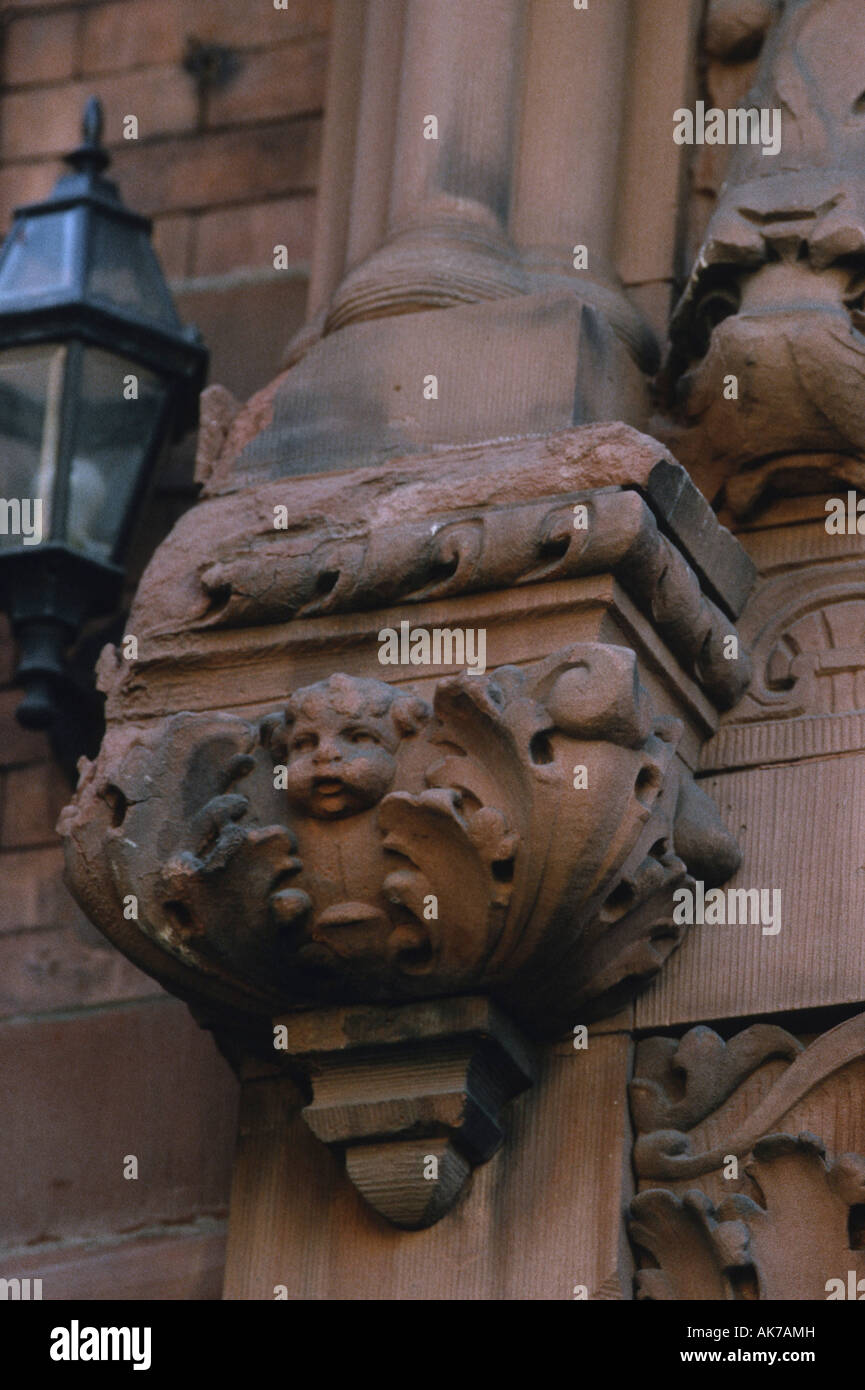 East Village NY Brownstone design motif building Stock Photo - Alamy