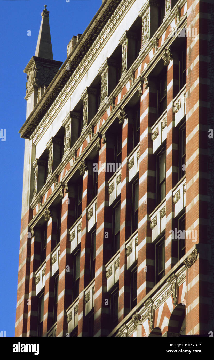 Red Brick Apartment building NY West Side Manhattan Stock Photo - Alamy