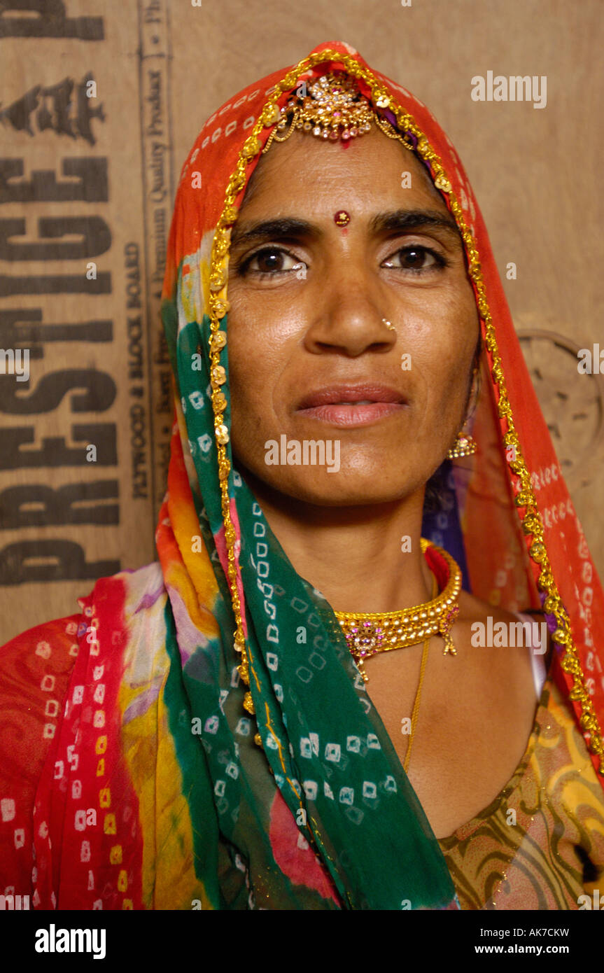 Rajasthani village woman. Pushkar, Rajasthan. INDIA Stock Photo - Alamy