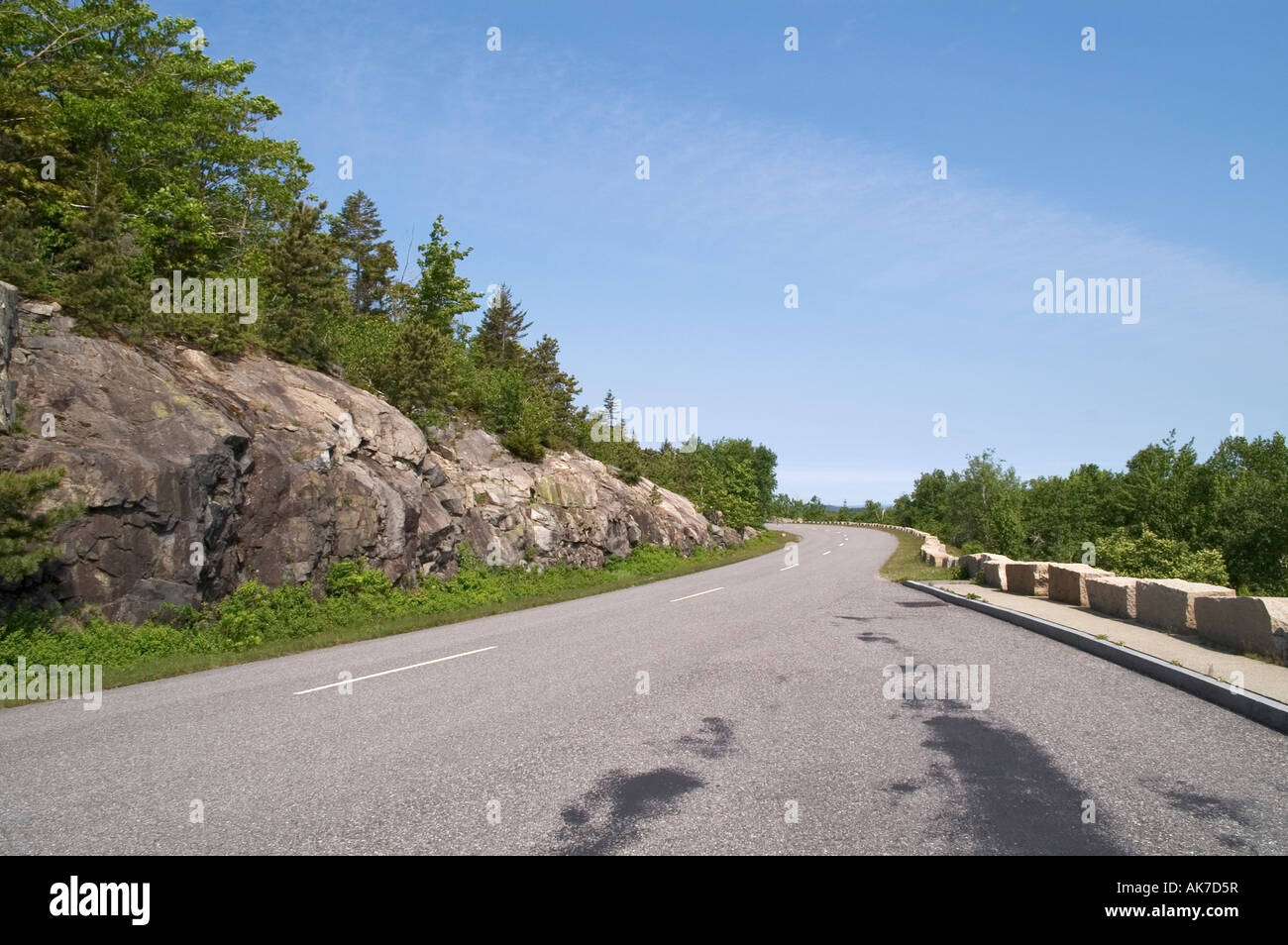 Park Loop Road Acadia national park Stock Photo - Alamy