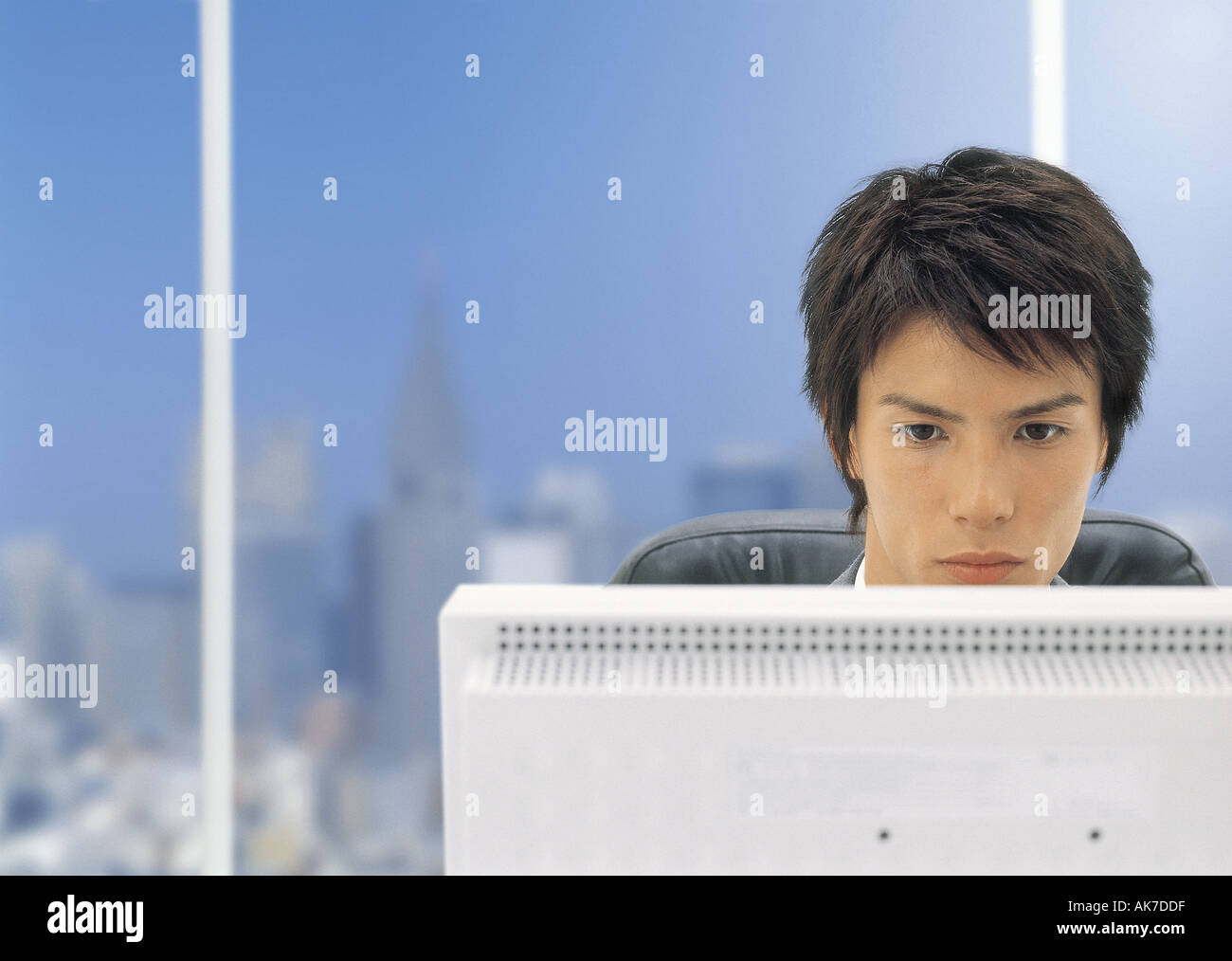 Japanese office computers hi-res stock photography and images - Alamy