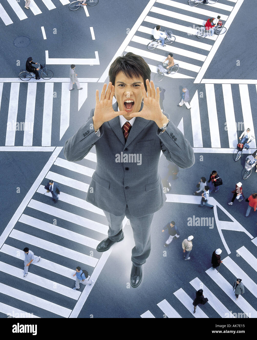Eastern crosswalk man hi-res stock photography and images - Alamy