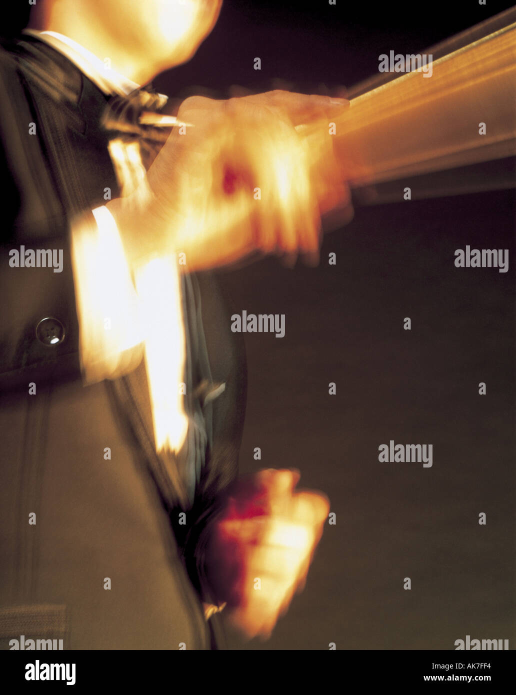 Hands of conductor Stock Photo - Alamy