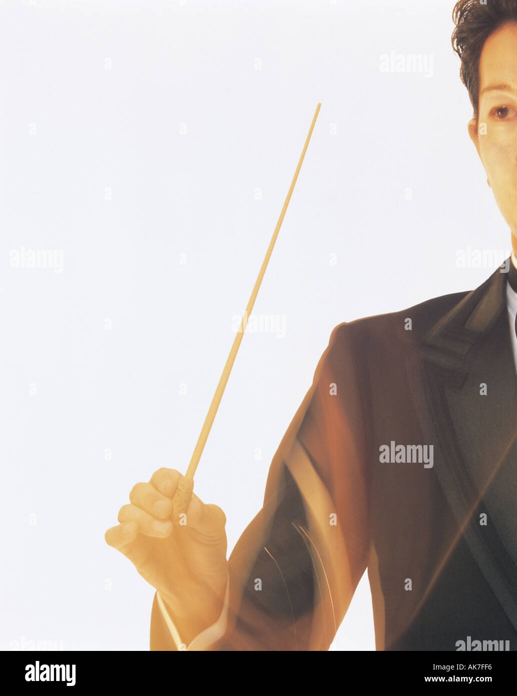 Hand of conductor Stock Photo - Alamy