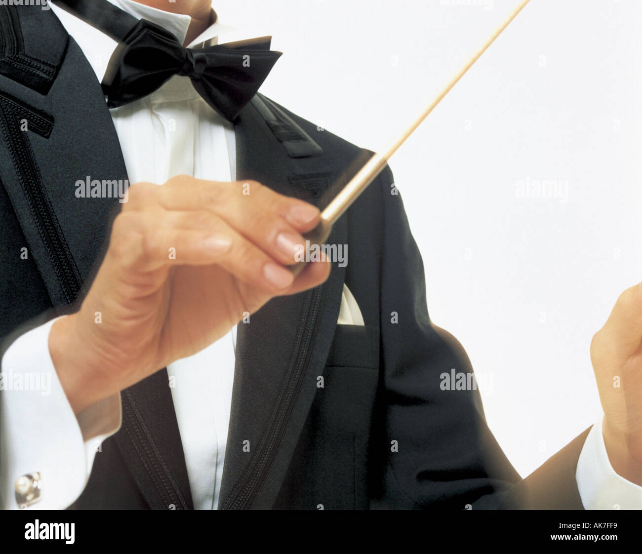 Hands of conductor Stock Photo - Alamy