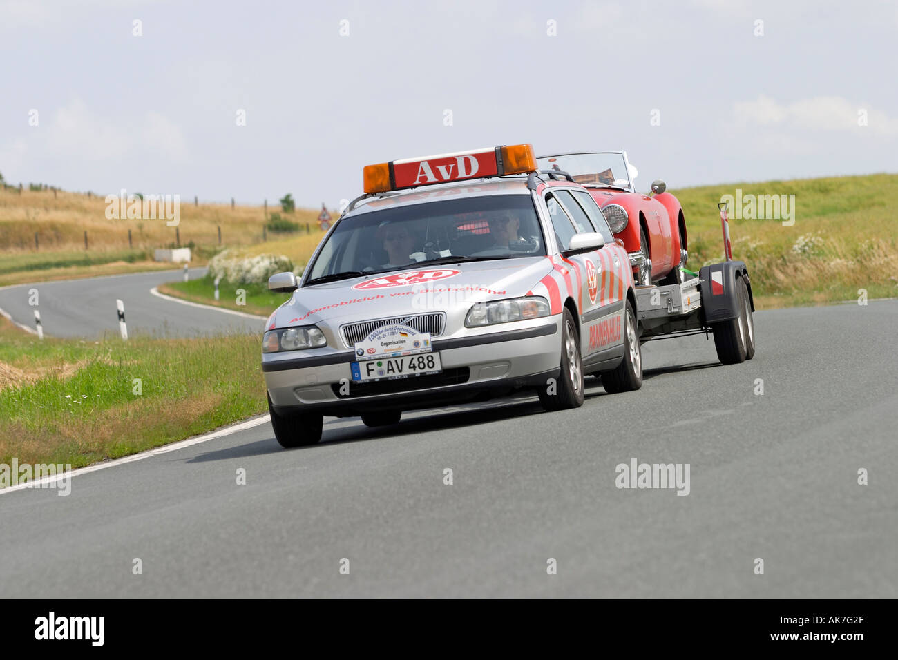 AVD automobile association at vintage car rallye 2000 km through ...
