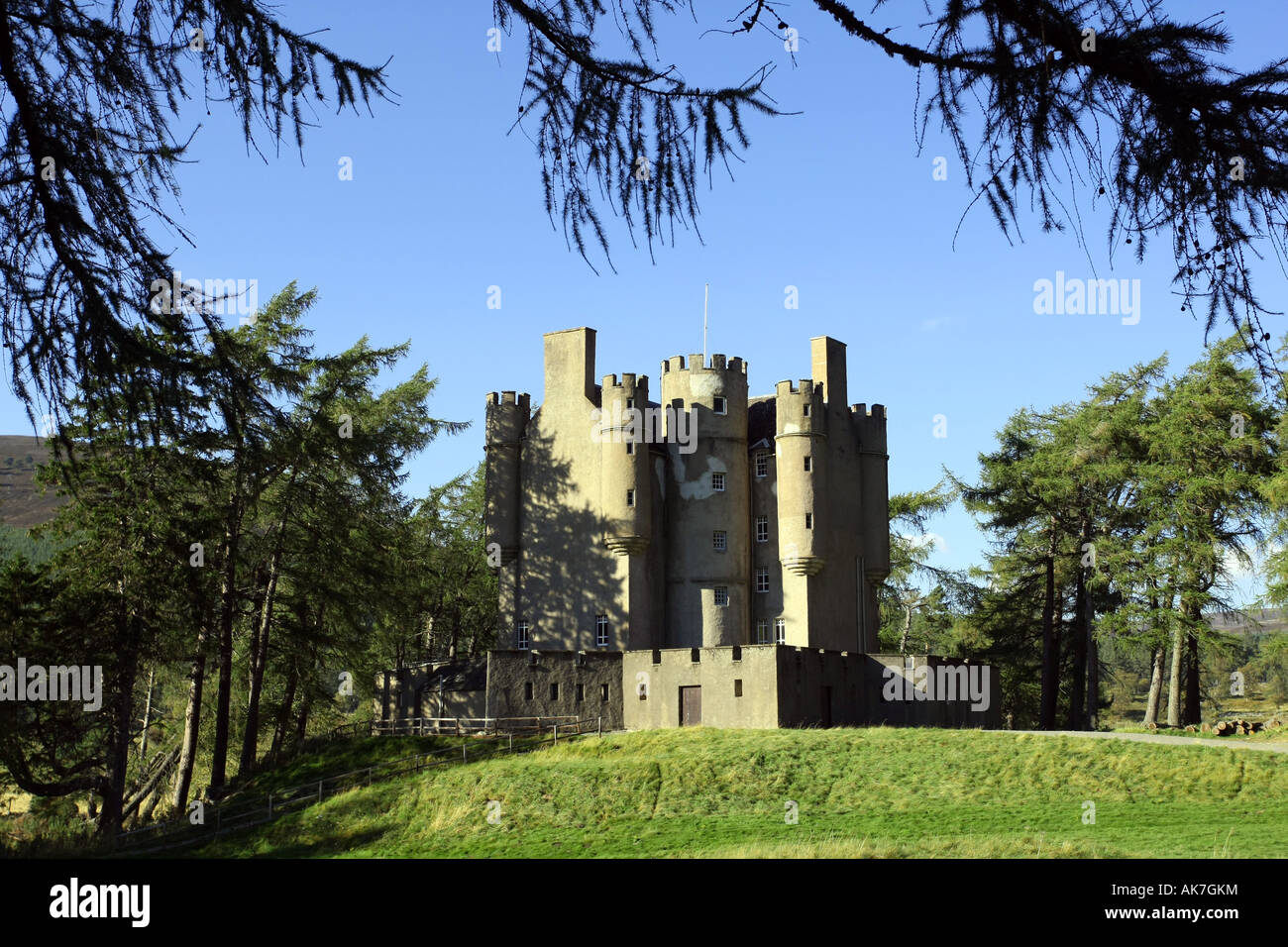 Braemar castle on Royal Deeside in Aberdeenshire, Scotland, UK Stock ...
