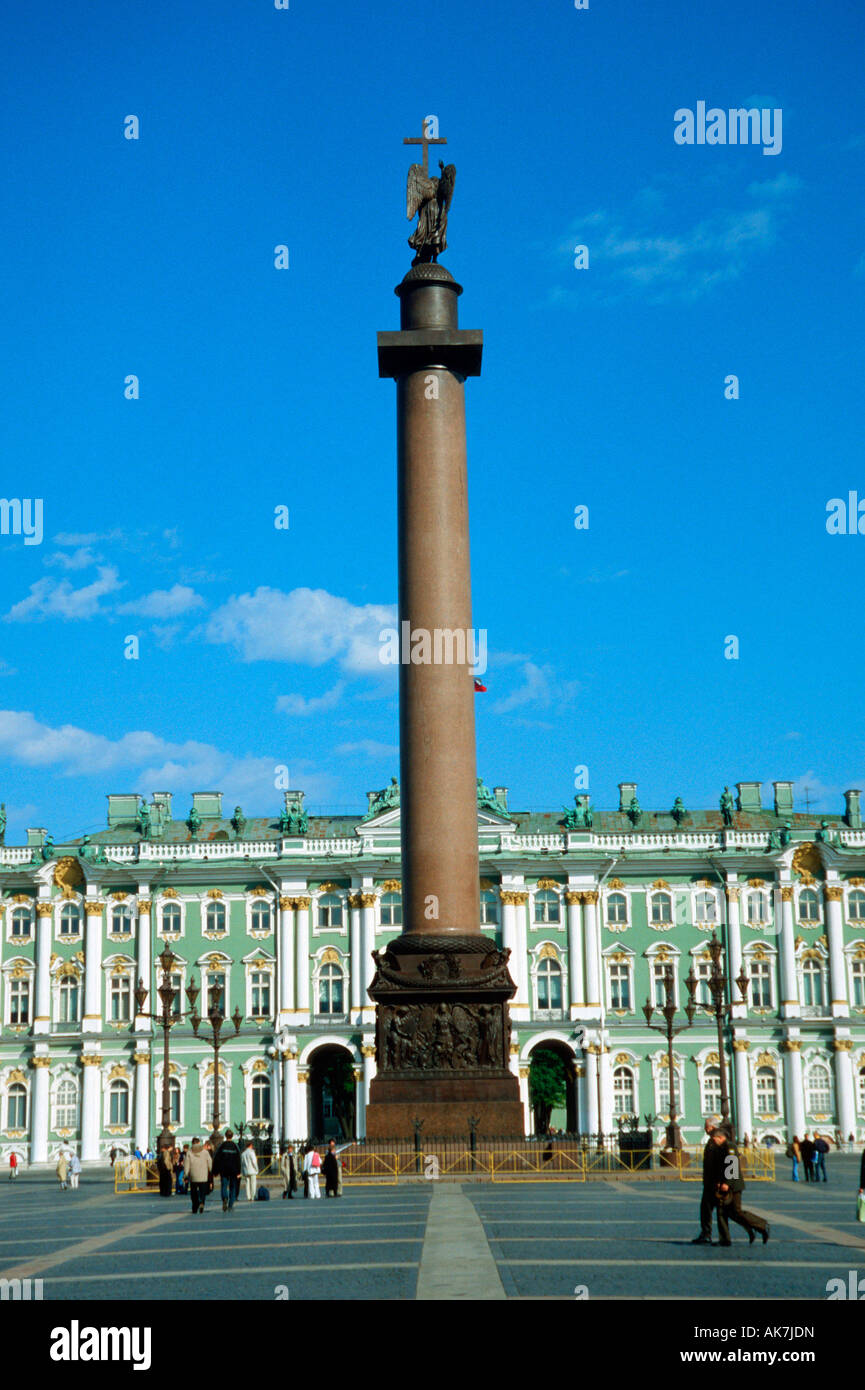 Alexander Column / St. Petersburg Stock Photo - Alamy