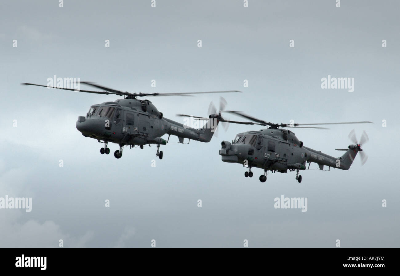 Augusta Westland Lynx helicopters Stock Photo - Alamy