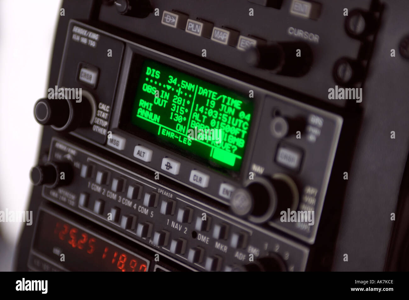 GPS navigation system in helicopter Stock Photo - Alamy