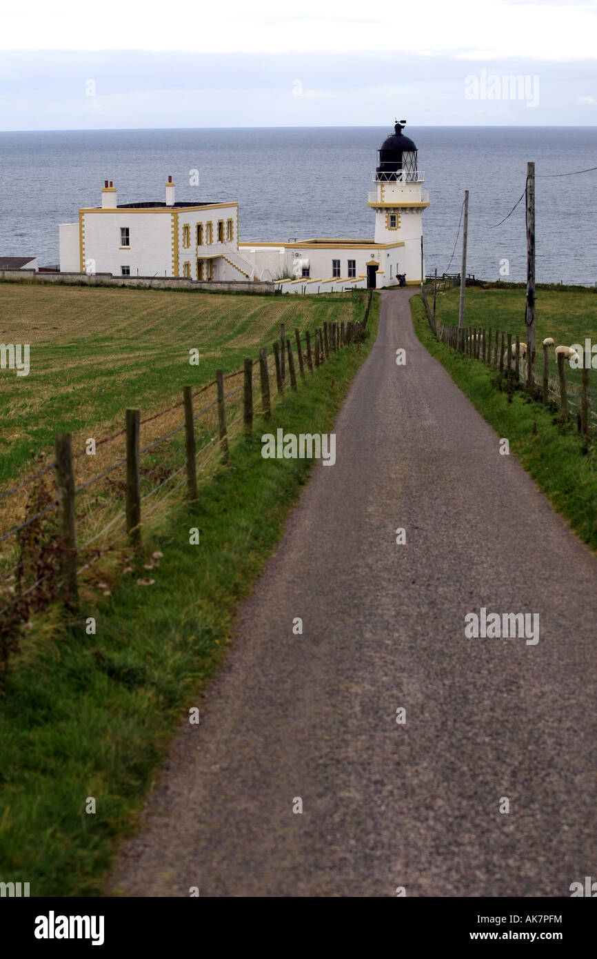 Todhead Lighthouse near Kinneff, Kincardineshire, Scotland, UK Stock ...