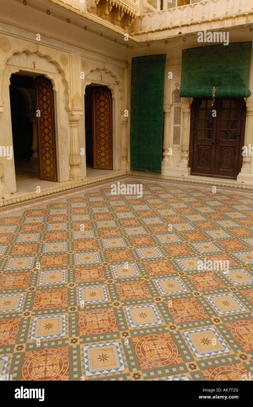 Inside the Palace of the Junagarh Fort in Bikaner. Rajasthan, INDIA ...