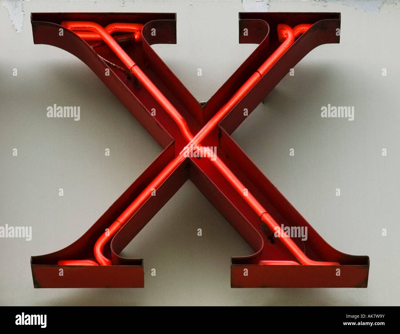 ALPHABET LETTER X Stock Photo - Alamy
