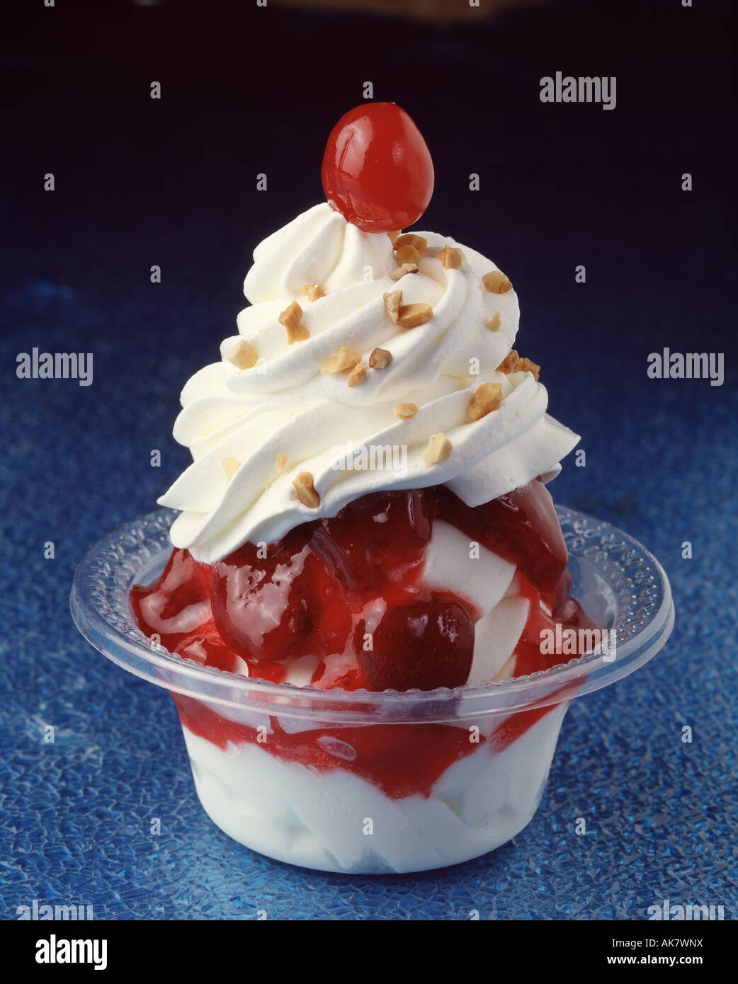 Ice Cream Sundae With Cherry