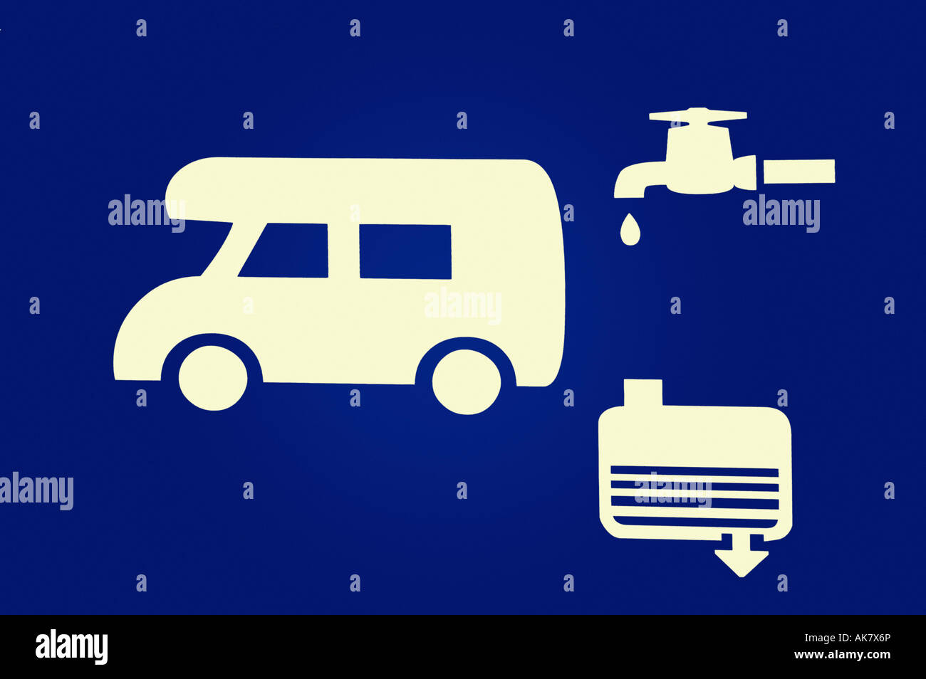 Caravan sign hi-res stock photography and images - Alamy