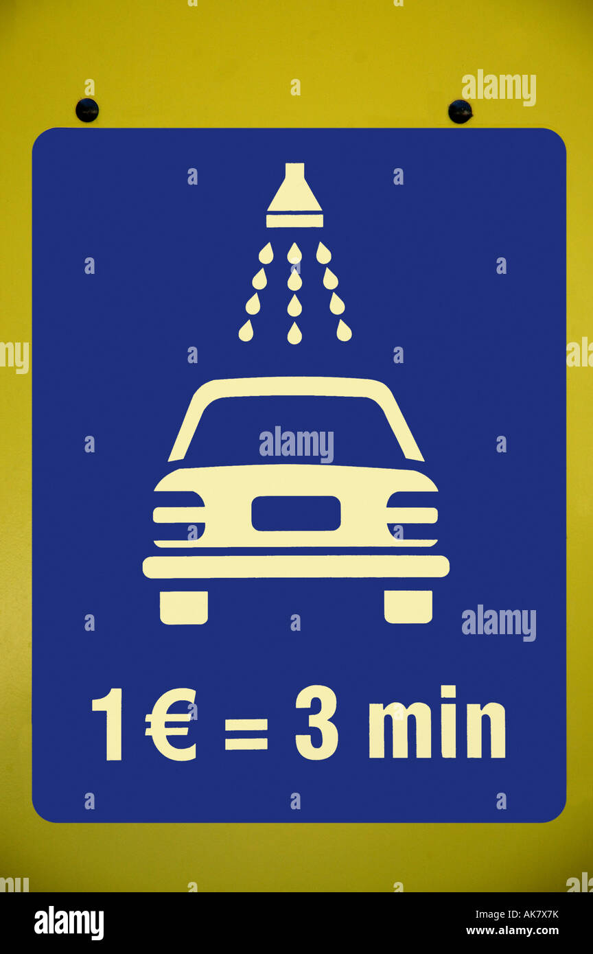CAR WASH SIGN Stock Photo - Alamy