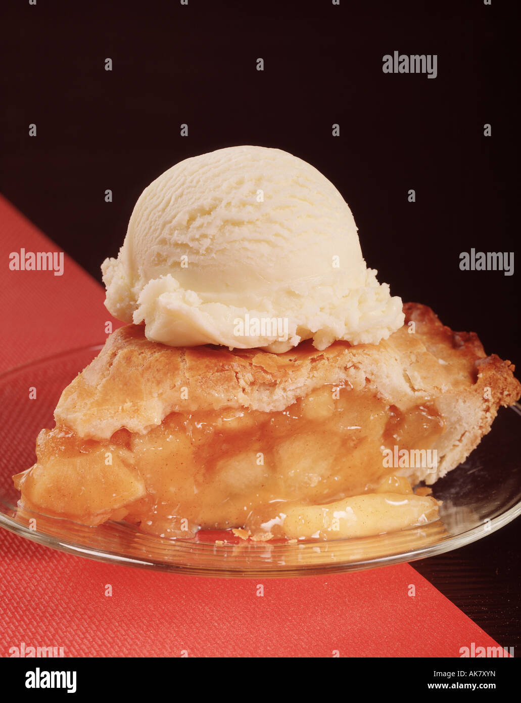 apple pie ala mode vanilla ice cream slice iconic americana american ...