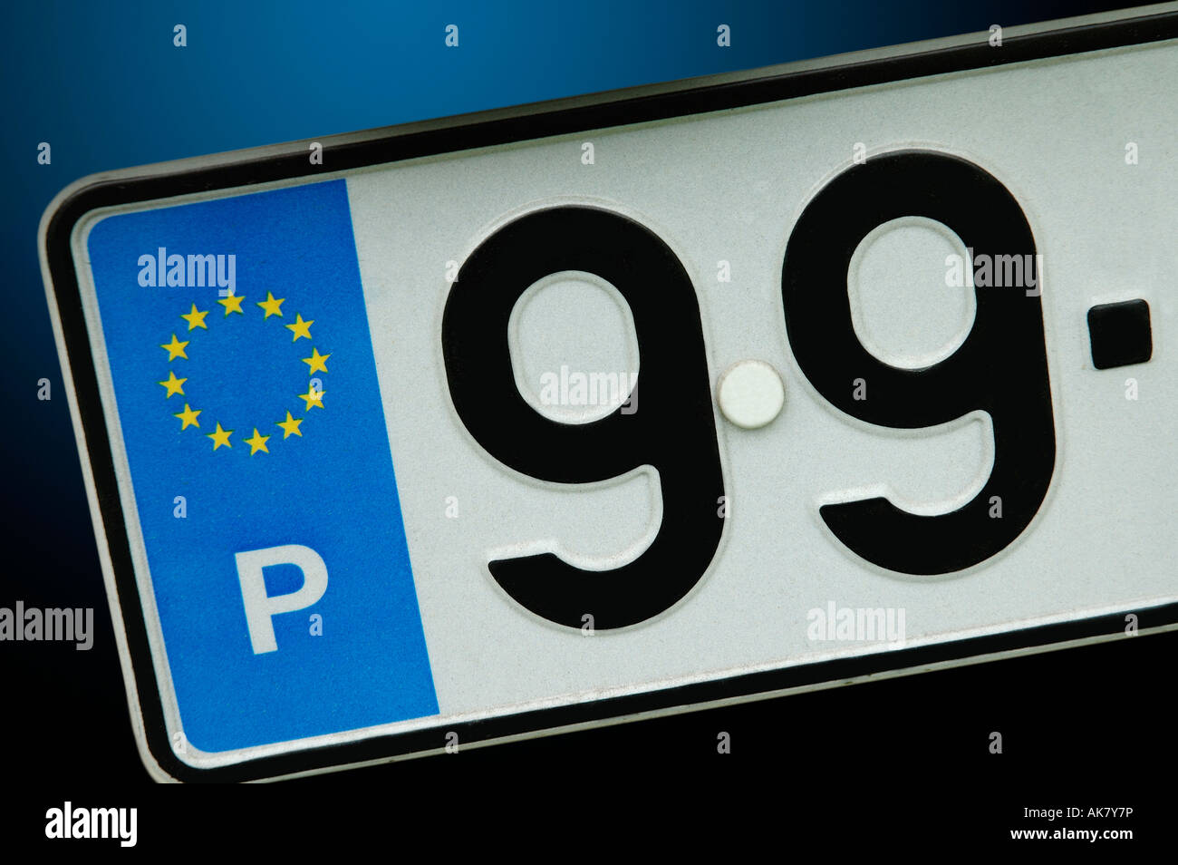 LICENSE CAR PLATE PORTUGAL Stock Photo - Alamy