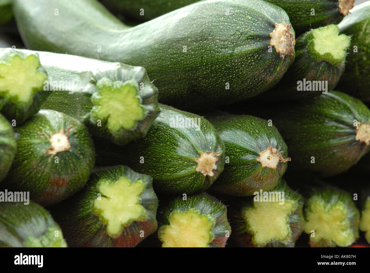 A pile of zucchini piled at a Saturday Farmers Market in Anchorage ...