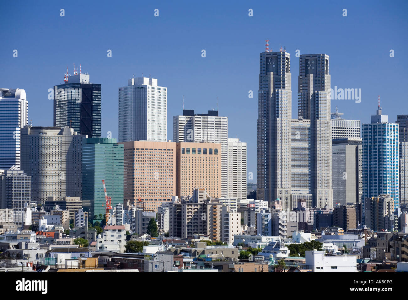 Tokyo newly developed city center Stock Photo - Alamy