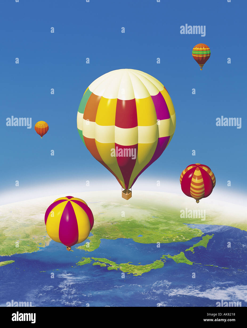 Aerostat asia hi-res stock photography and images - Alamy