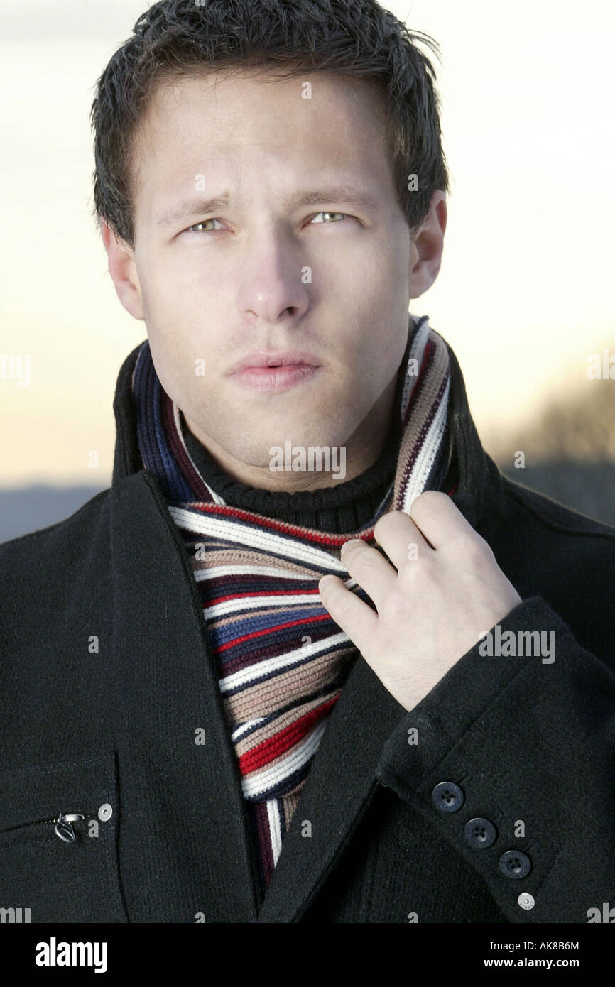 portrait of a young man Stock Photo - Alamy