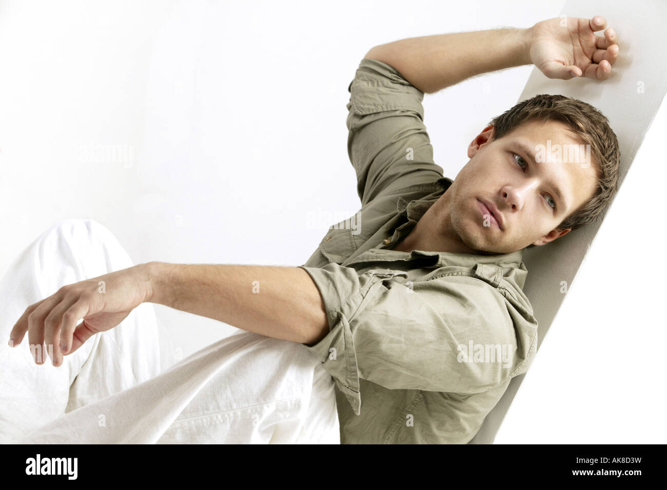 portrait of a young man Stock Photo - Alamy