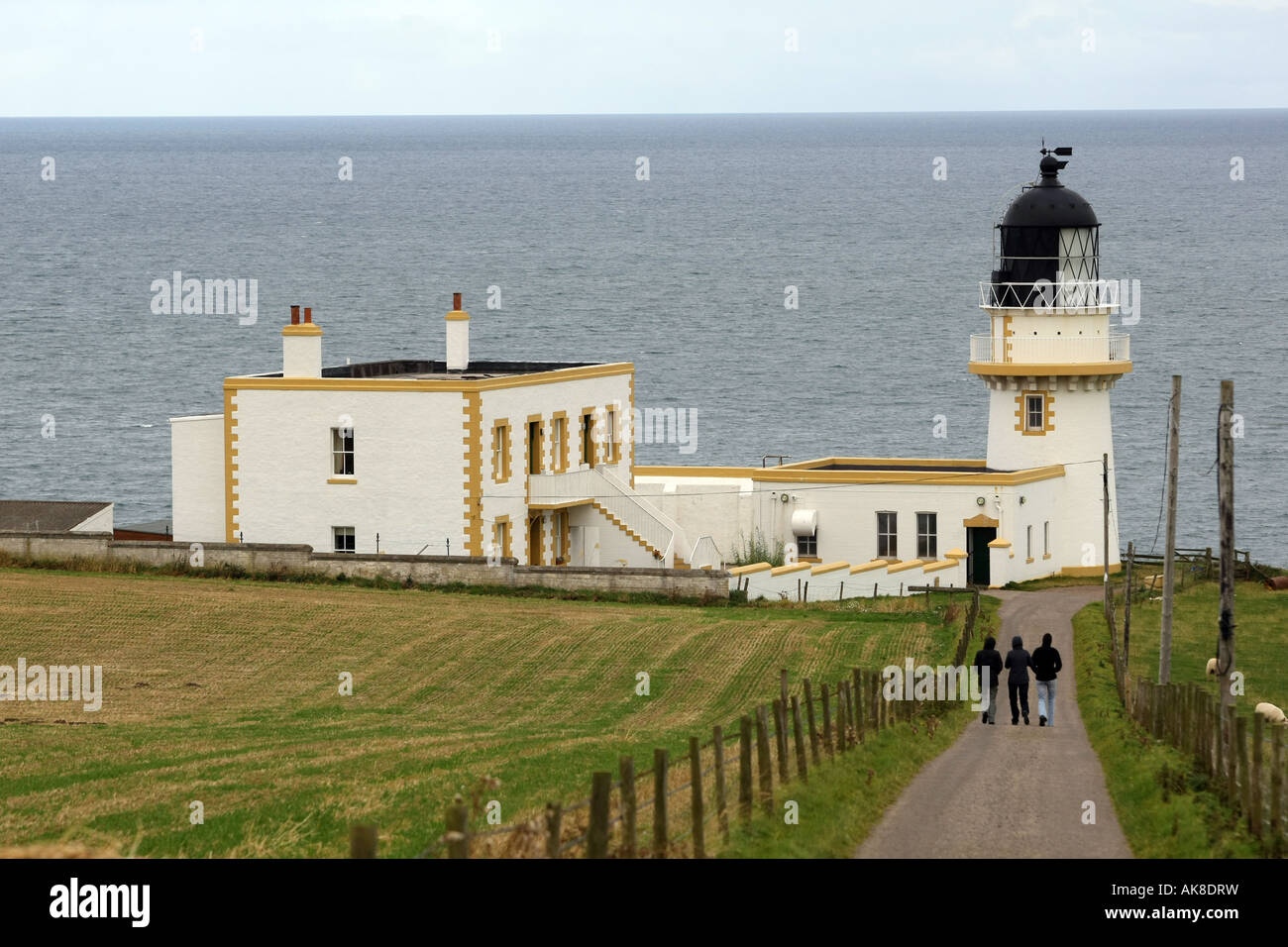 Todhead Lighthouse near Kinneff, Kincardineshire, Scotland, UK Stock ...