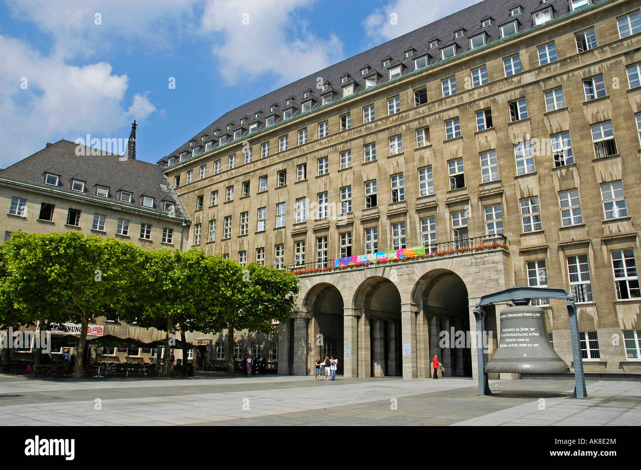 Town hall / Bochum Stock Photo - Alamy