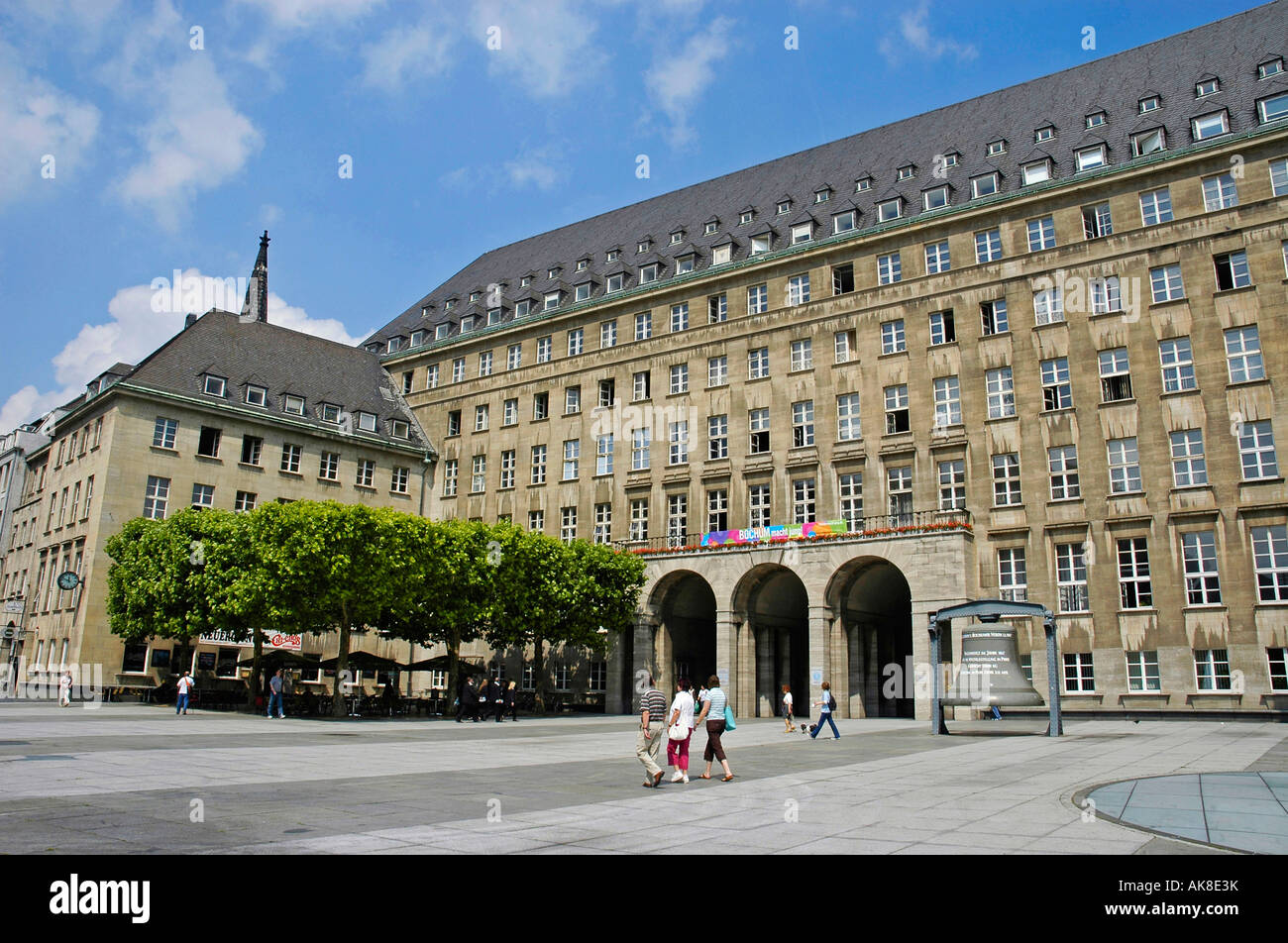 Town hall / Bochum Stock Photo - Alamy