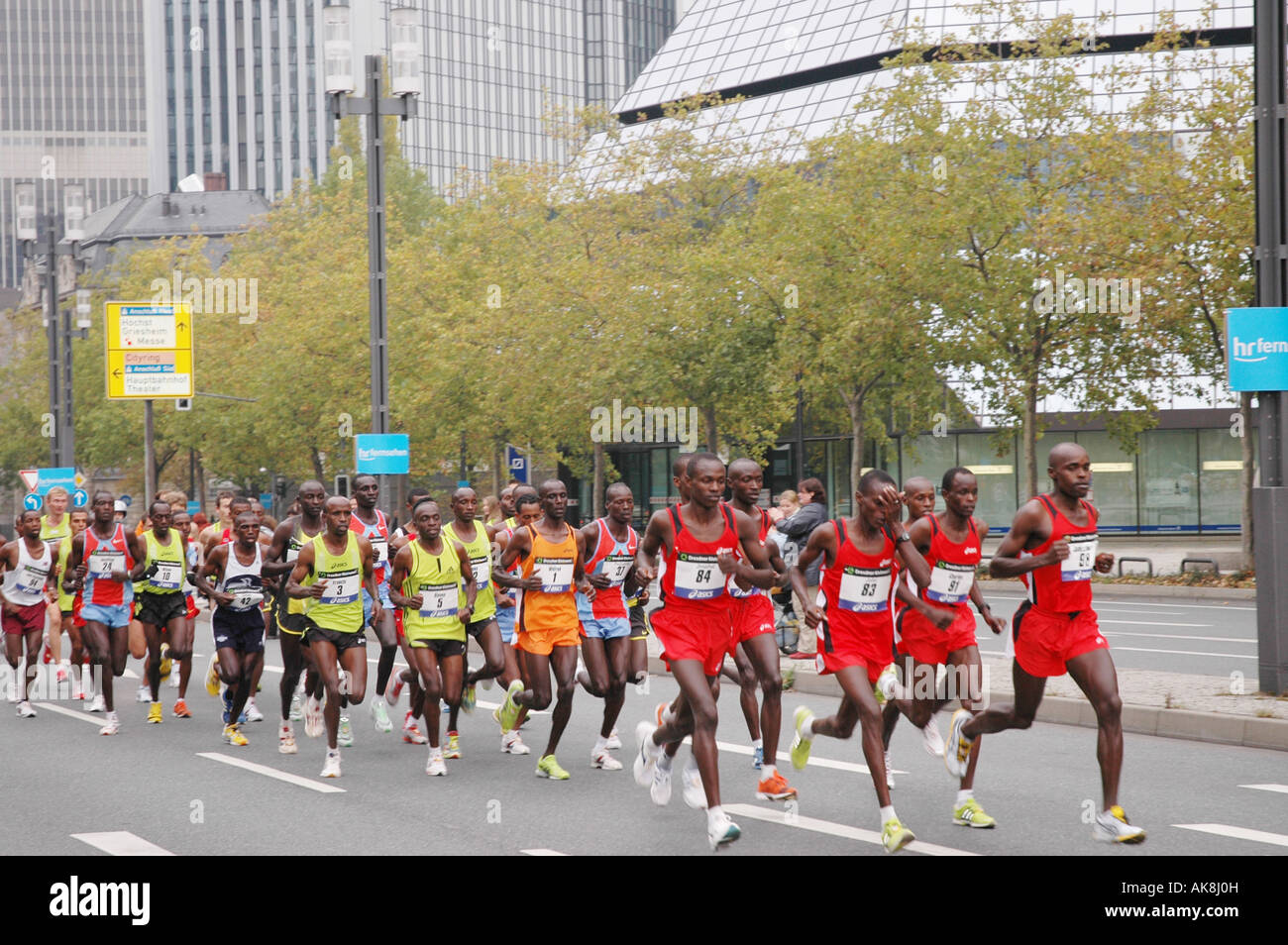 Marathonlauf marathon, Frankfurt am Main, Germany Stock Photo - Alamy