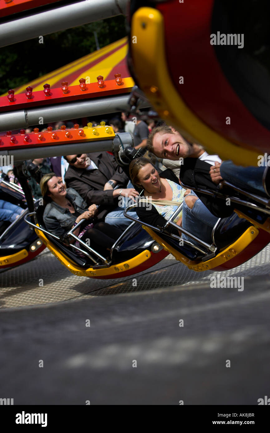 Funfair rides at the annual fair held on the Glebe - Bowness Bay on ...