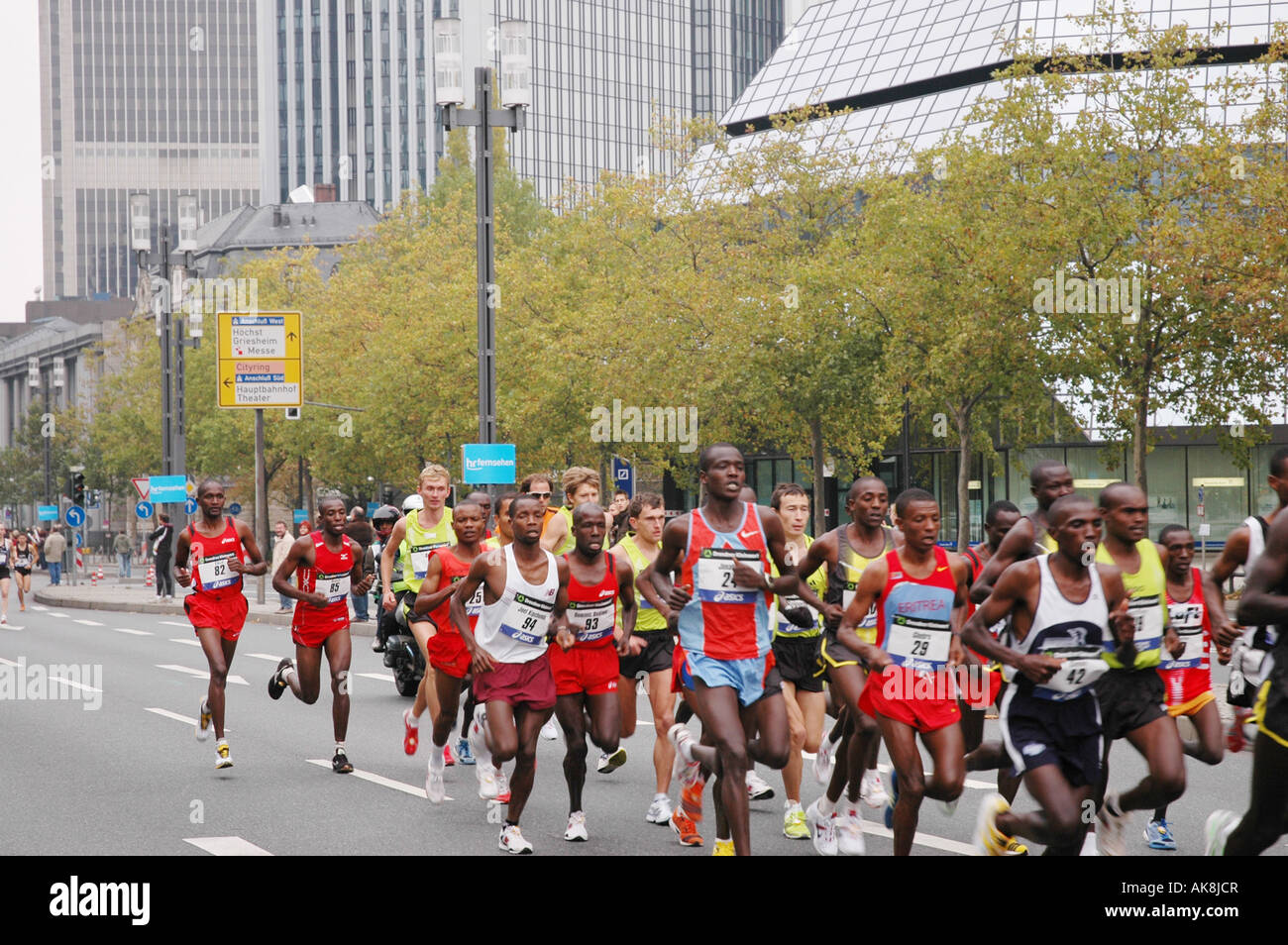 Marathonlauf marathon, Frankfurt am Main, Germany Stock Photo - Alamy