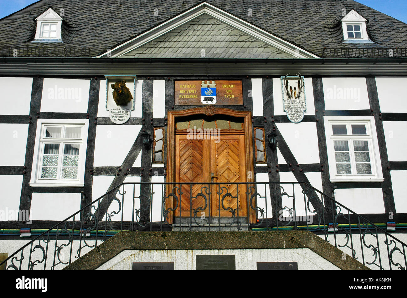 Town hall / Eversberg Stock Photo - Alamy