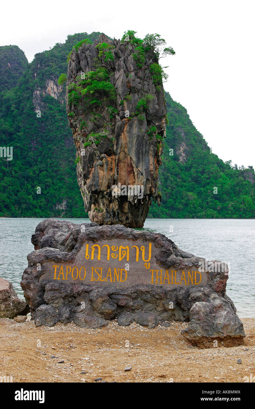 James Bond rock / Phang Nga Bay Stock Photo - Alamy