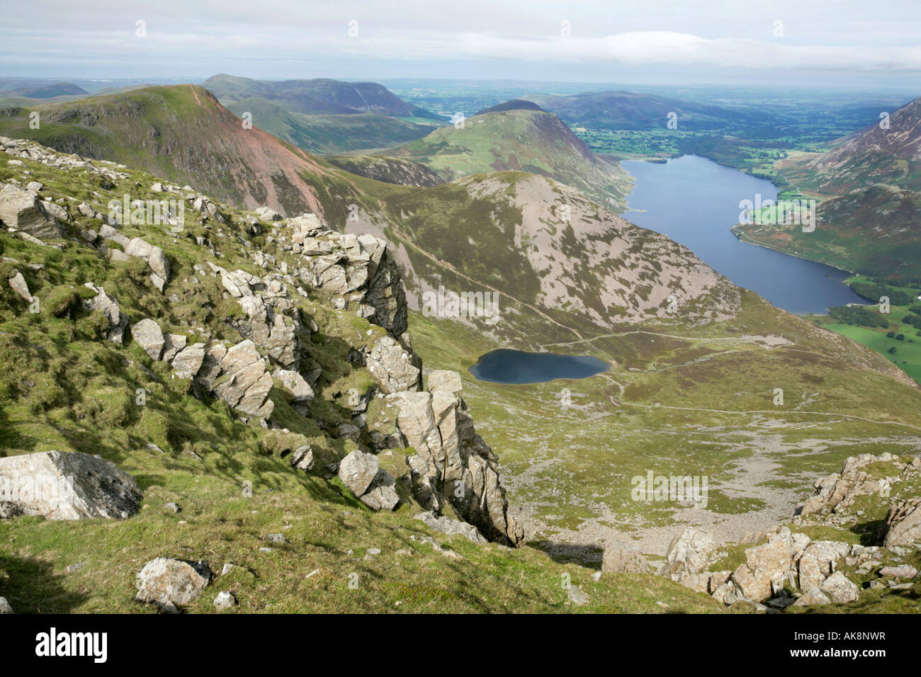 Buttermere from red pike hi-res stock photography and images - Alamy