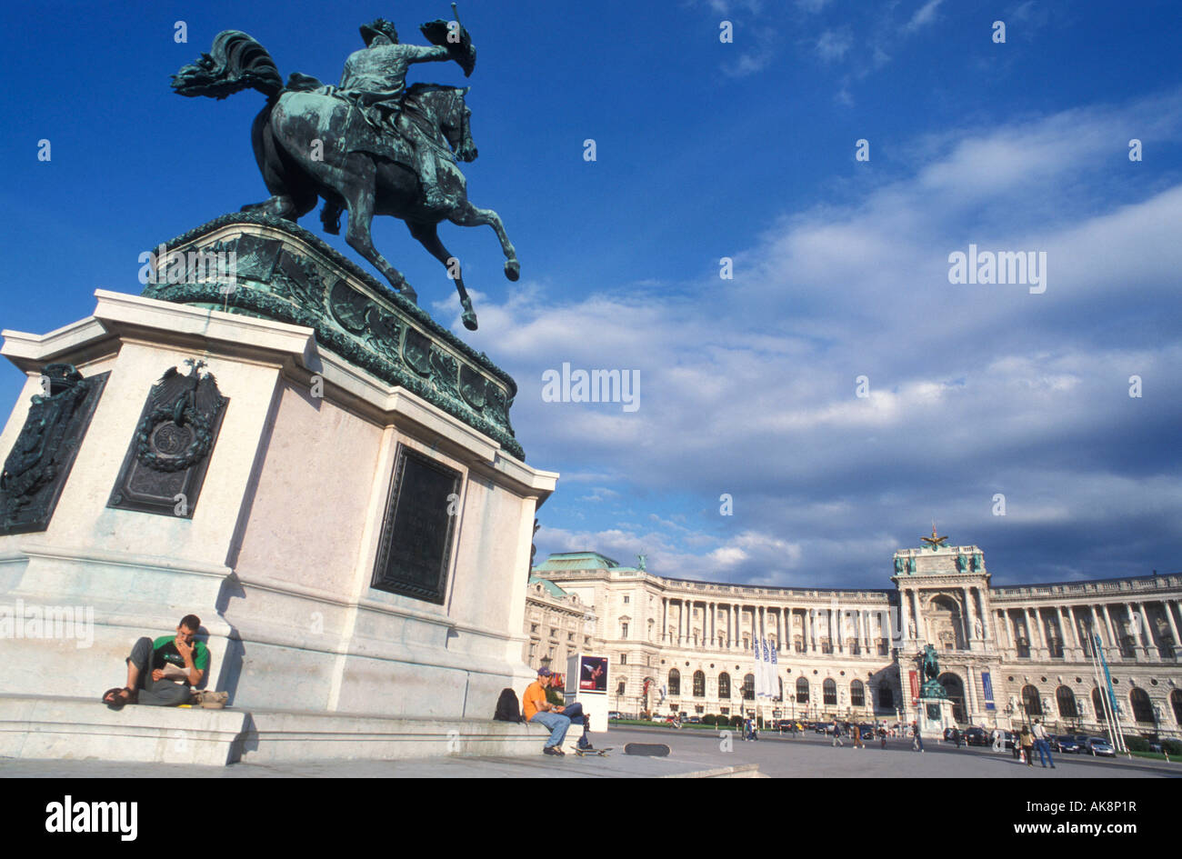 Equestrian Statue / Vienna Stock Photo - Alamy