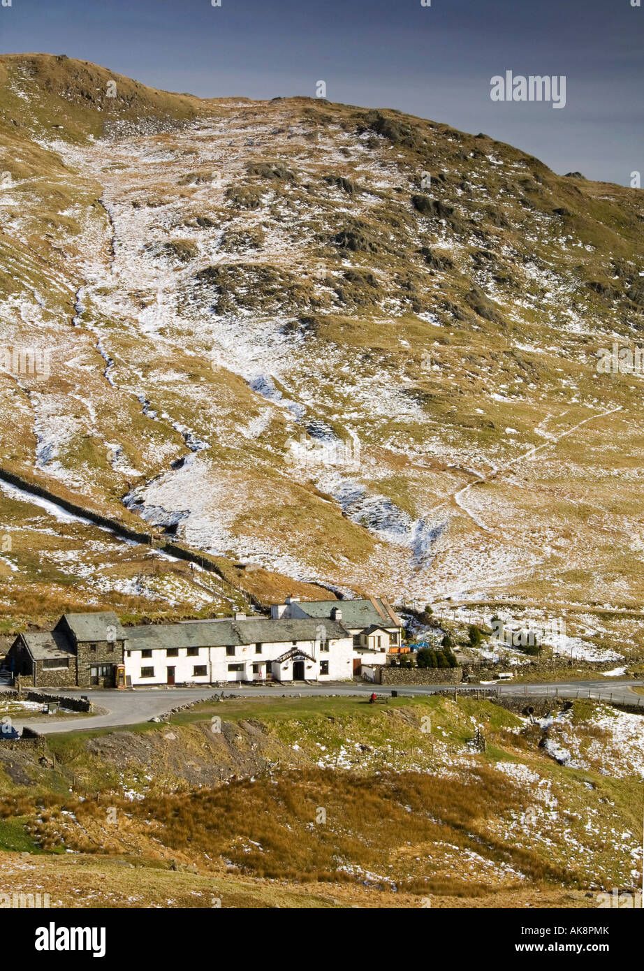 The Isolated Kirkstone Pass Inn, Kirkstone Pass, Near Ambleside, Lake ...