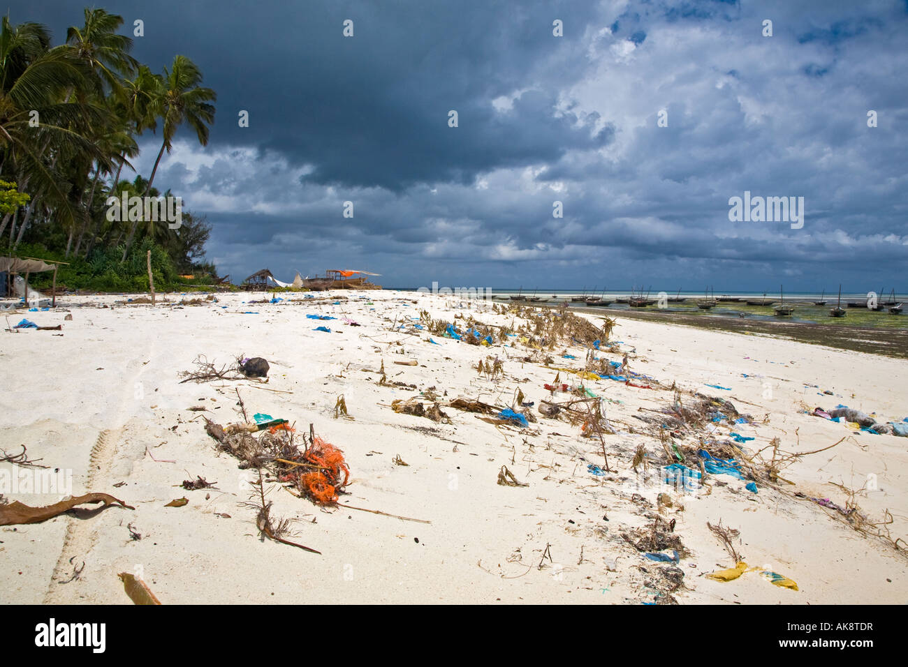 Plastic pollution beach zanzibar hi-res stock photography and images ...
