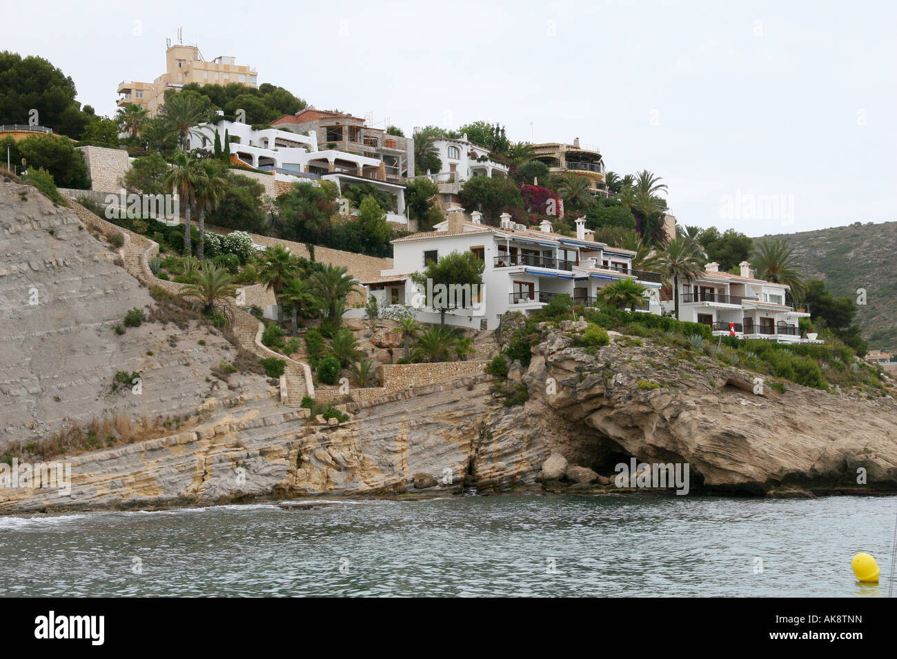 Seaside coastal living in Moraira Teulada Spain Stock Photo - Alamy