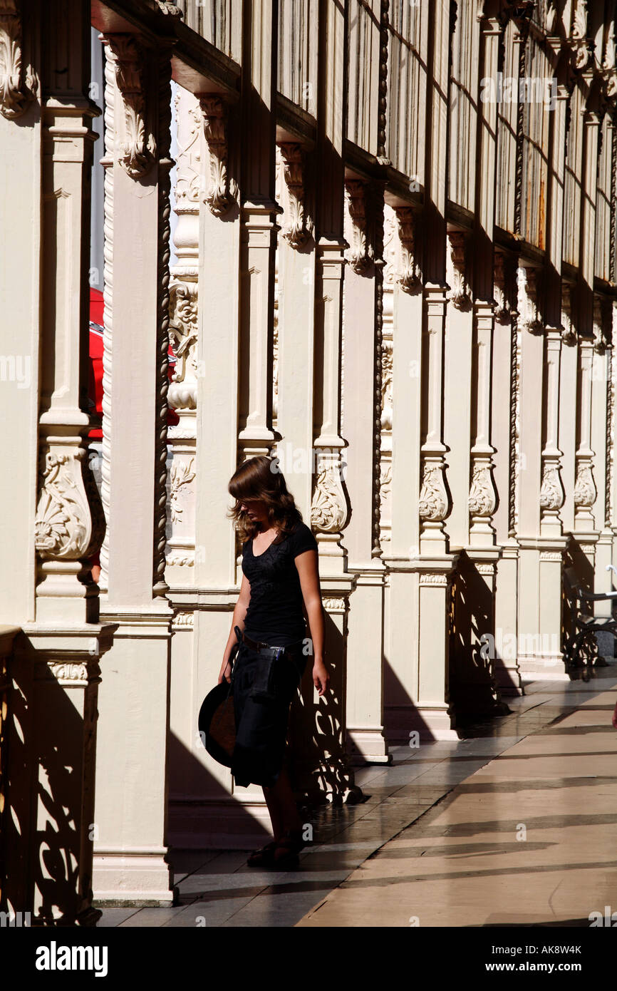 the Pseudo-Baroque cast-iron colonnade in Marianske Lazne (Marienbad ...